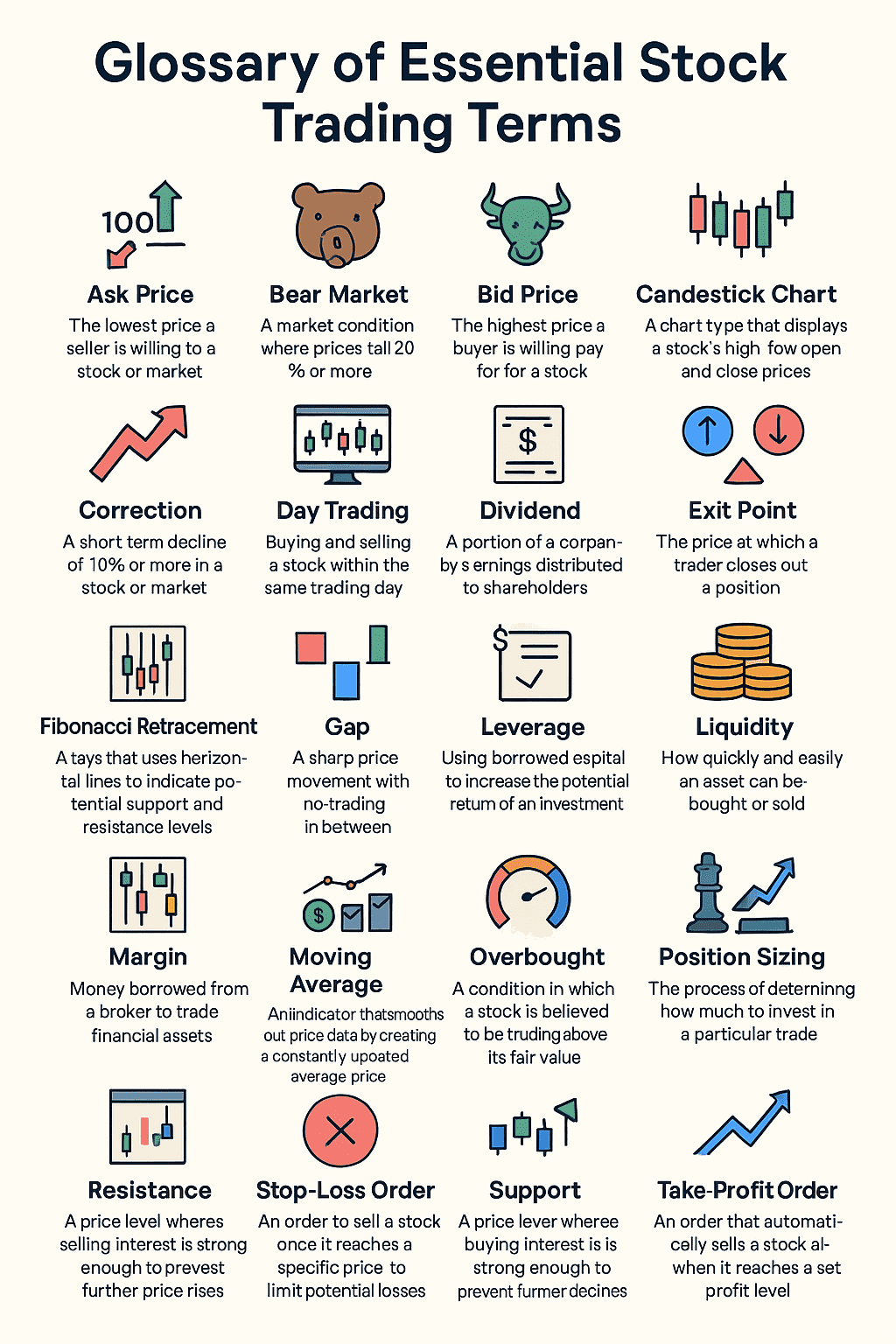 Glossary of Essential Stock Trading Terms - Stock Strategy